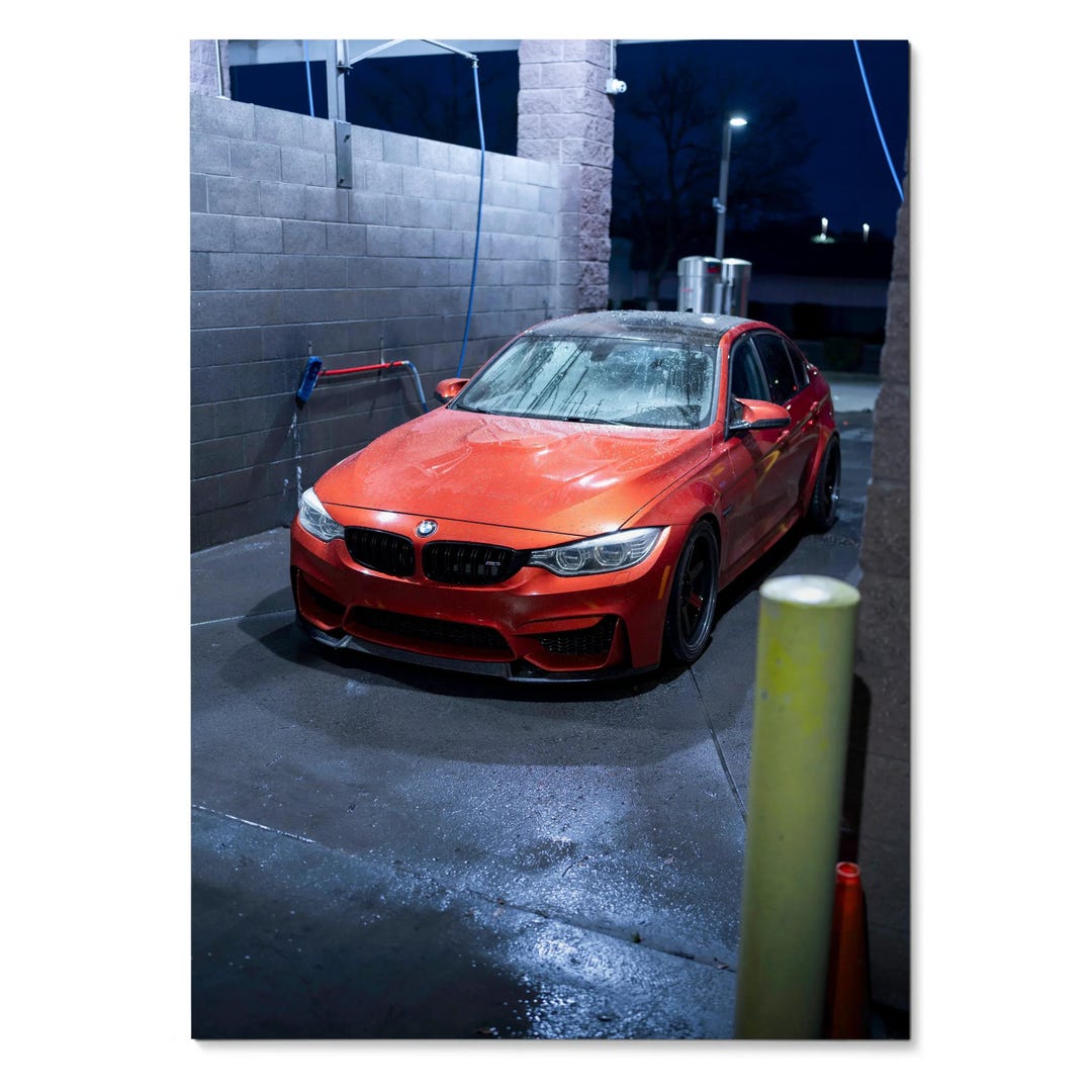 BMW F80 M3 Automotive Car Poster #001 - 8k+ Ultra Resolution Wall Art ...