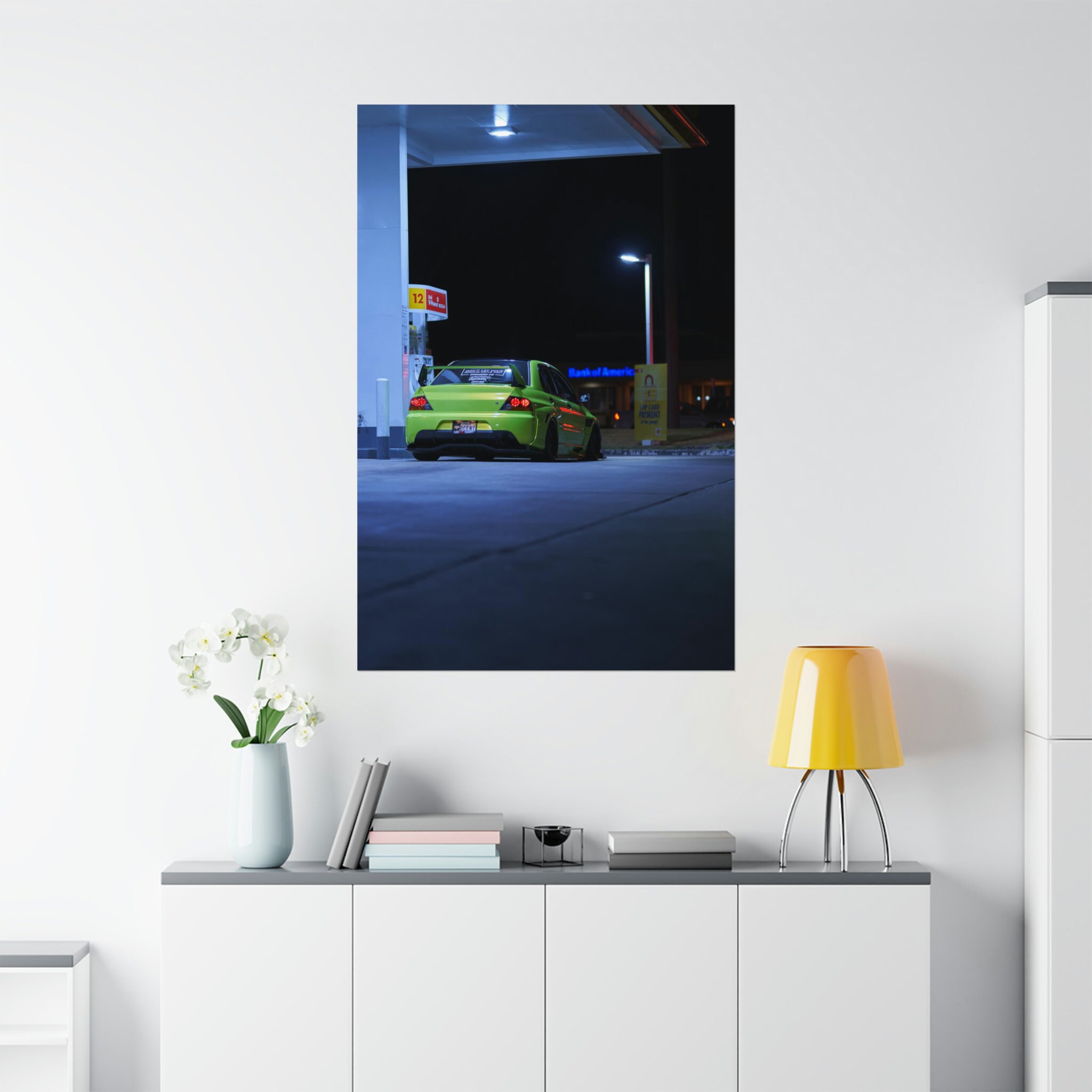 Mitsubishi Evolution evo JDM Car Matte Vertical Poster High Resolution ...