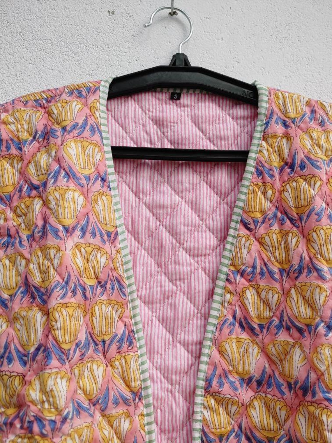 Indian Hand Made Vintage Quilted Jacket Coats new - Etsy UK