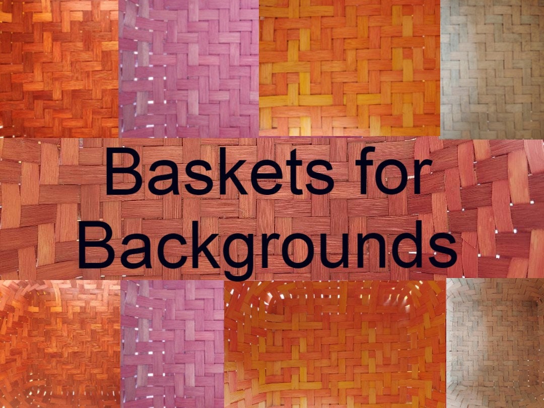 Baskets Digital Backgrounds, Basket Digital Textures, Basket Digital ...