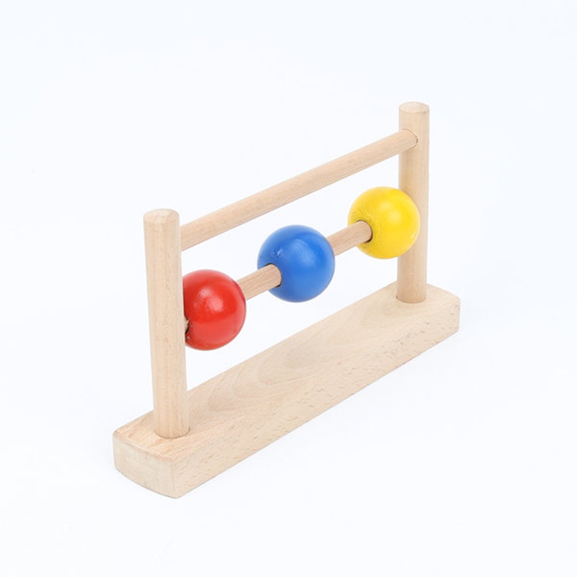 Wooden Mini Abacus Montessori Learning Toddlers Building | Etsy