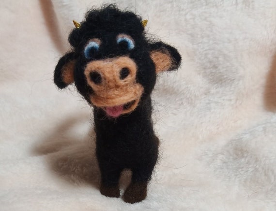 Bull. Felt Ornament. - Etsy