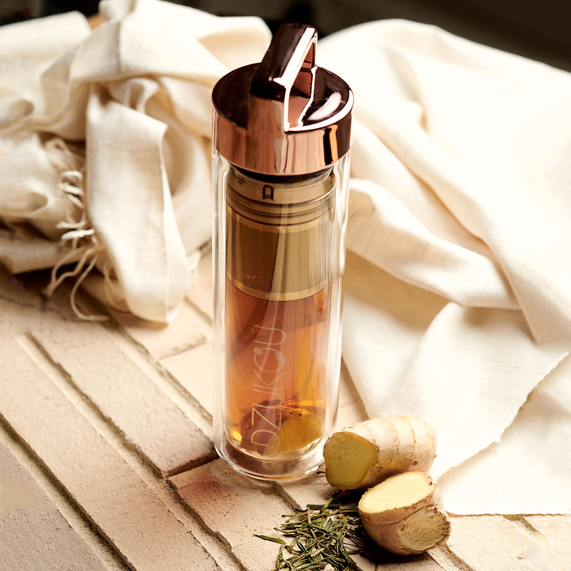 Glass Water Bottle Tea Filter Double Wall Glass 450 Ml Leakproof - Etsy