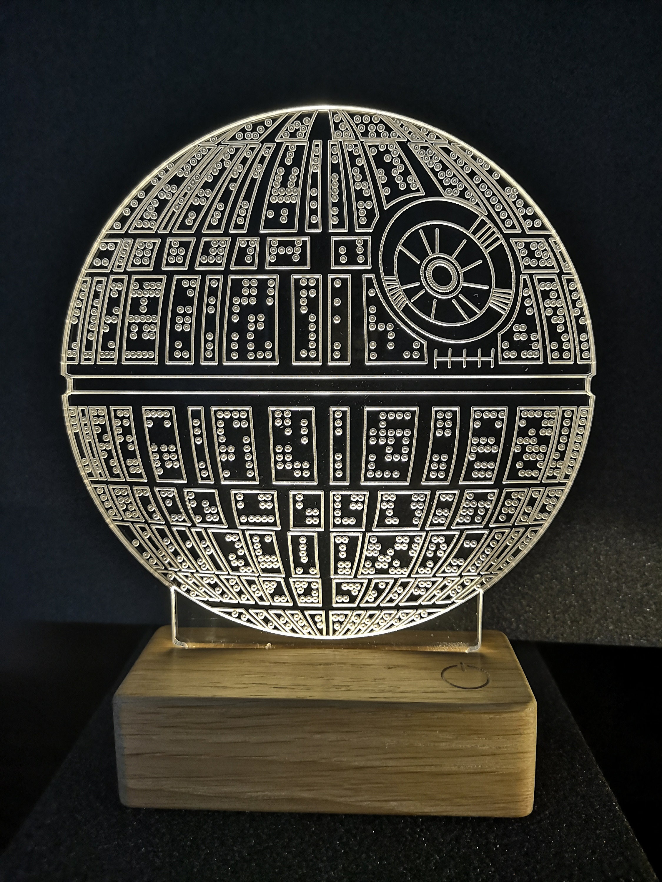 Рersonalized night light / Death Star/ Night Light/ Handmade/ | Etsy