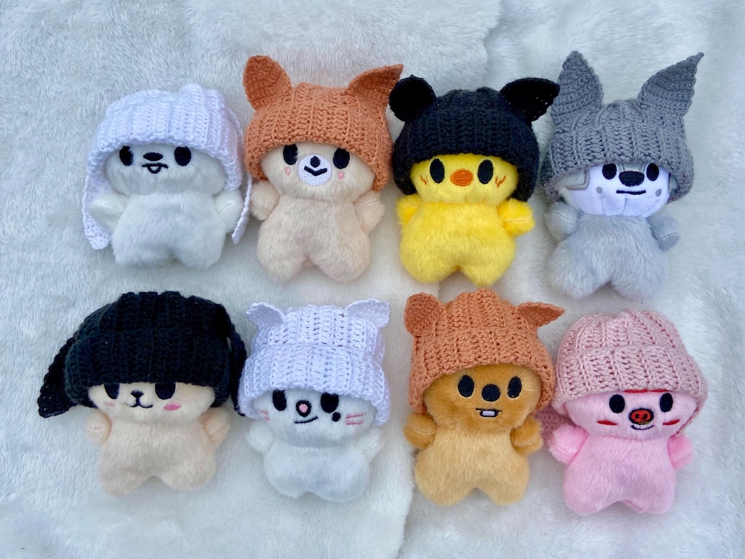 Skzoo Stray Kids Crochet Beanie Hat - Etsy