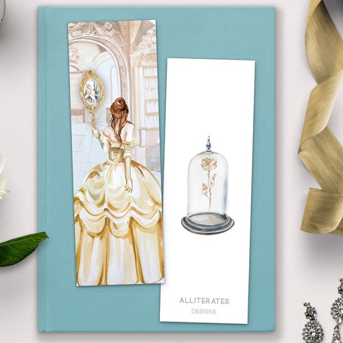 Beauty and the Beast Bookmark Tale as Old as Time - Etsy