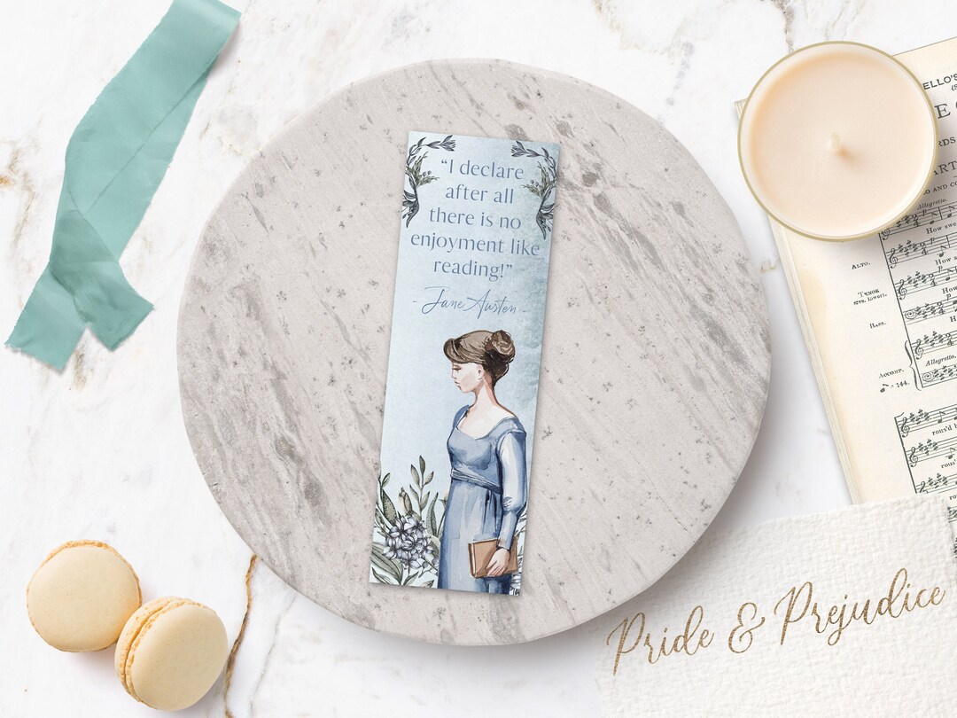 Pride and Prejudice Jane Austen Bookmark - Etsy