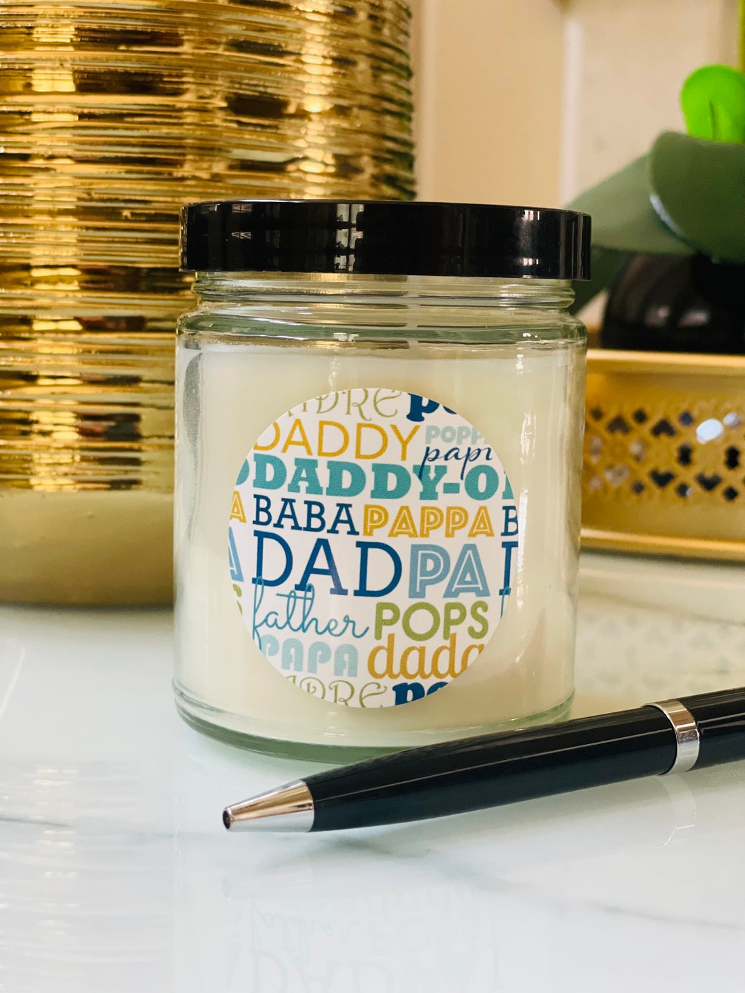 Father's Day Candle | Dad's Birthday - Etsy
