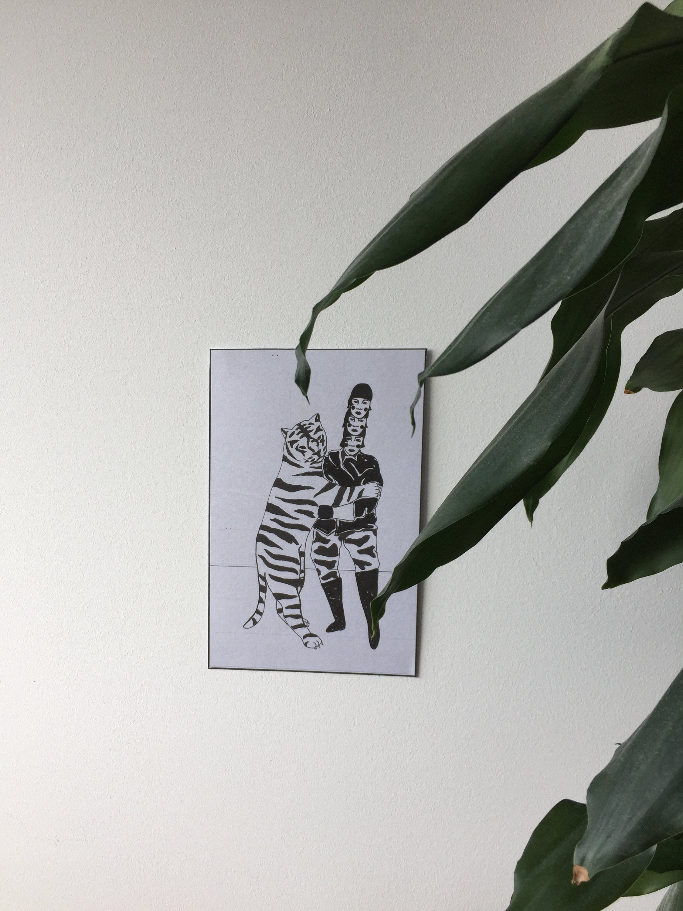 Balinese Tiger Drawing