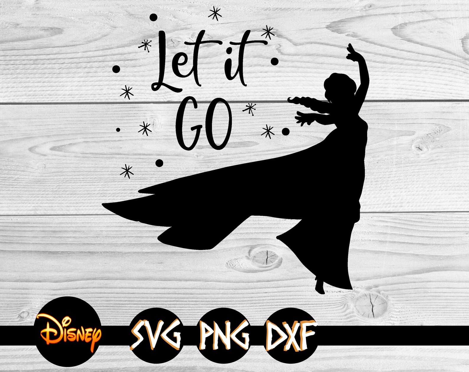 Let It Go svg Frozen svg Elsa svg Disney svg Cricut | Etsy