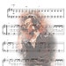 Song & Artist Inspired Sheet Music Wall Art - A4 - Etsy UK