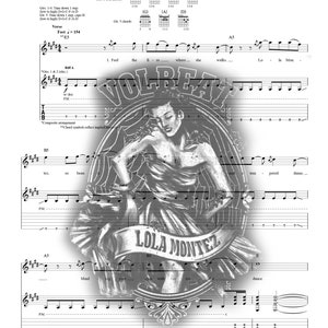 Song & Artist Inspired Sheet Music Wall Art - A4 - Etsy UK