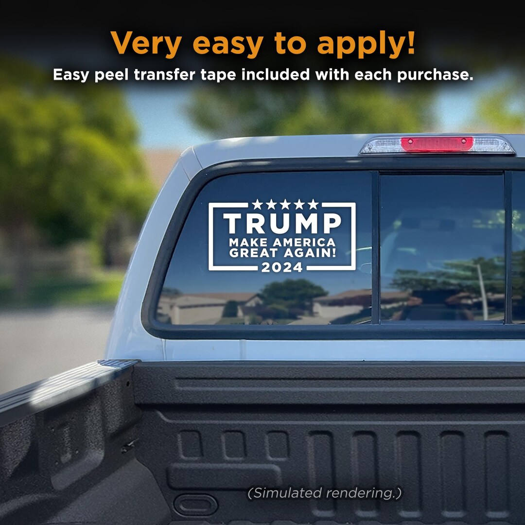 Vinyl Transfers, TRUMP VANCE 2024, Decal for Car, White Vinyl - Etsy