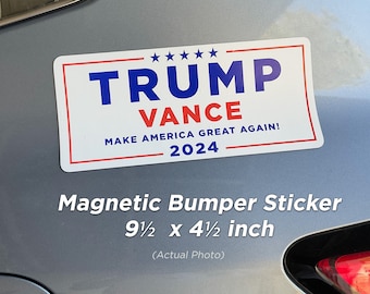 TRUMP VANCE 2024 Bumper Sticker Vinyl Sticker Decal - Etsy