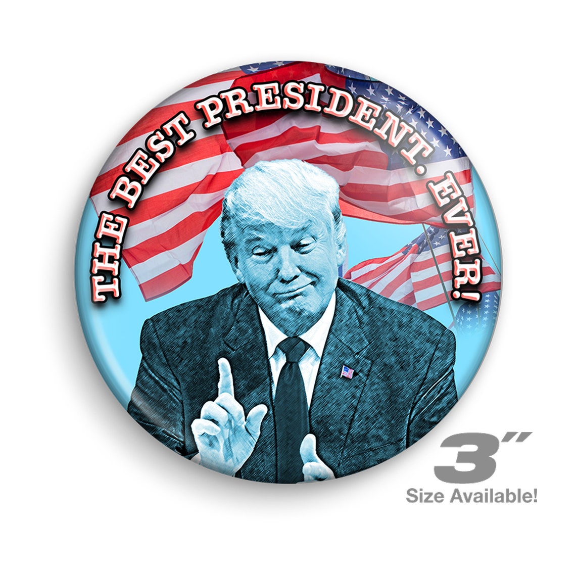 The Best President Ever Trump Pence Pins Keep America - Etsy