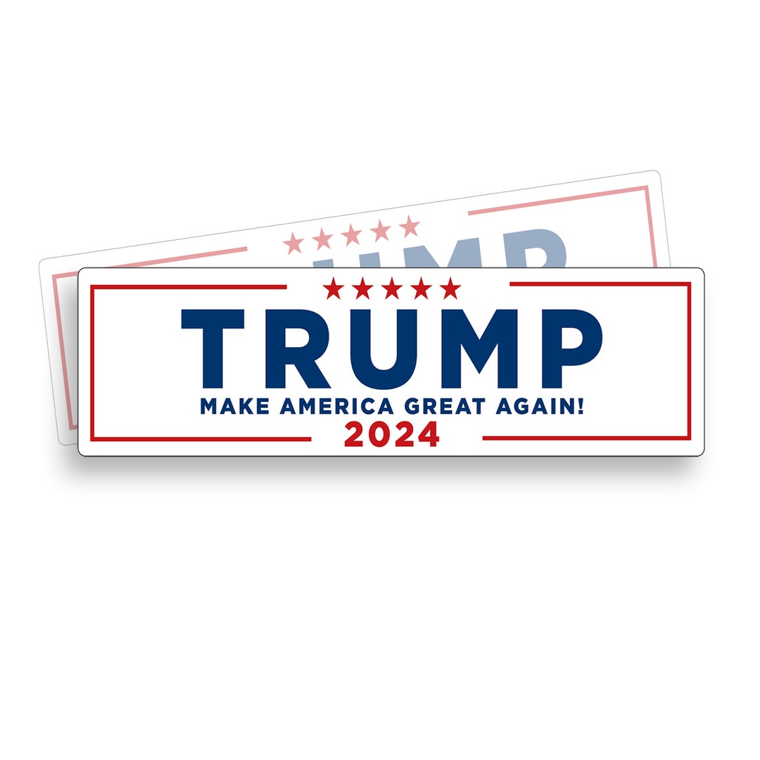 TRUMP 2024 – Bumper Stickers | Vinyl | Water-resistant - Etsy