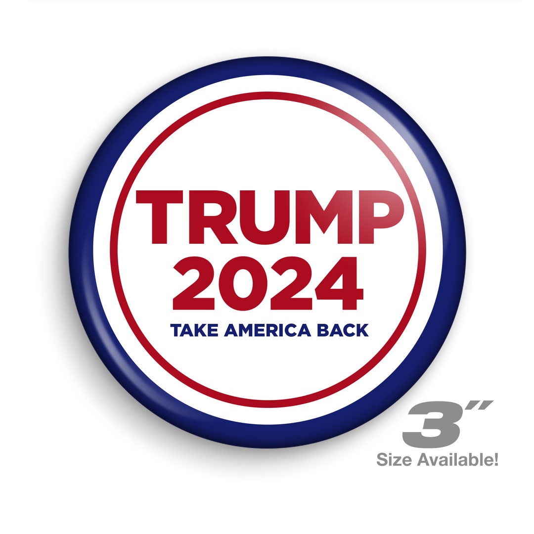 TRUMP VANCE 2024 | Campaign Buttons | 2.25 Inch or 3 Inch Round - Etsy