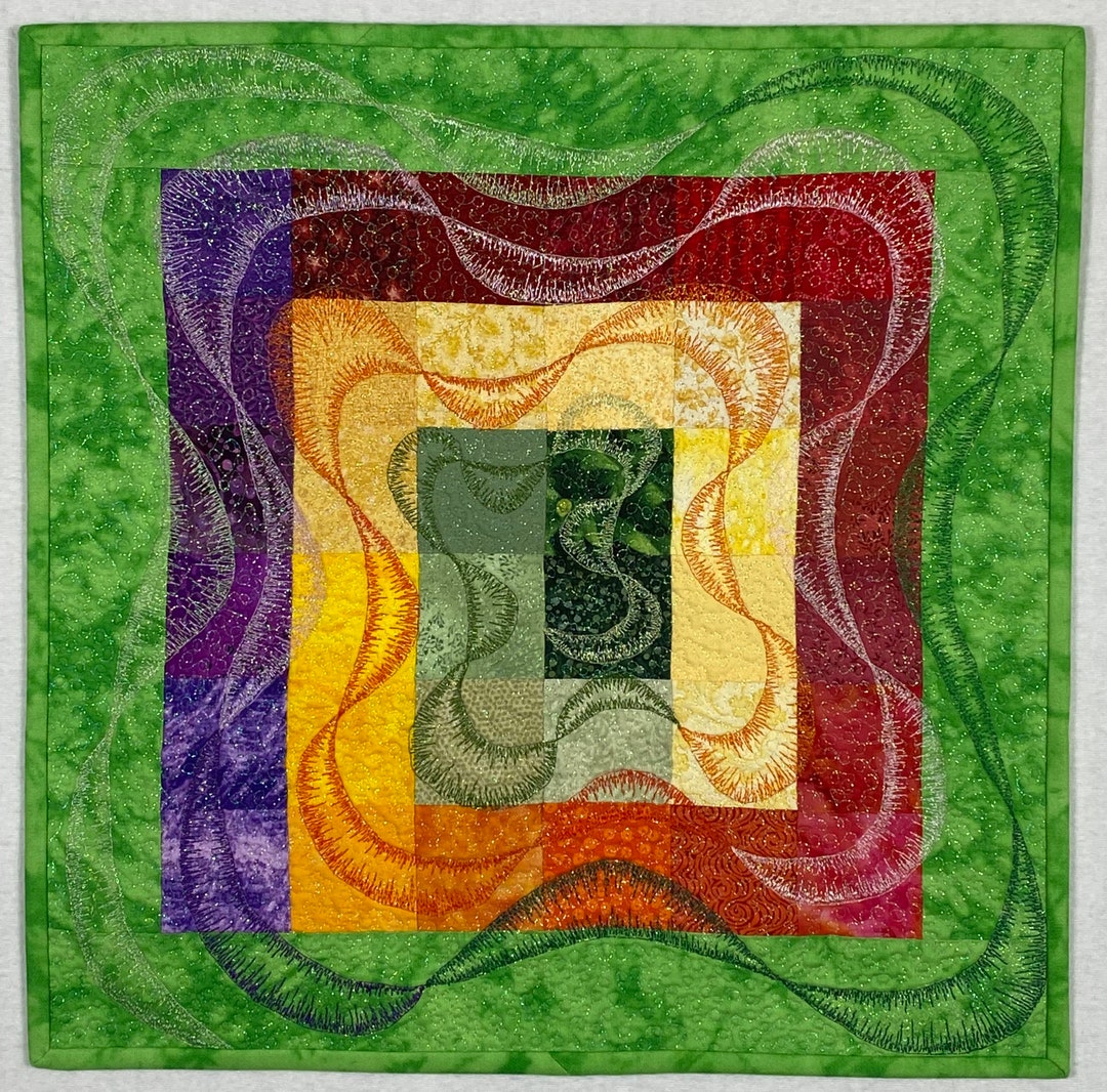 Color Theory I - Rainbow Colors, Holographic Thread, Sparkles, Original ...