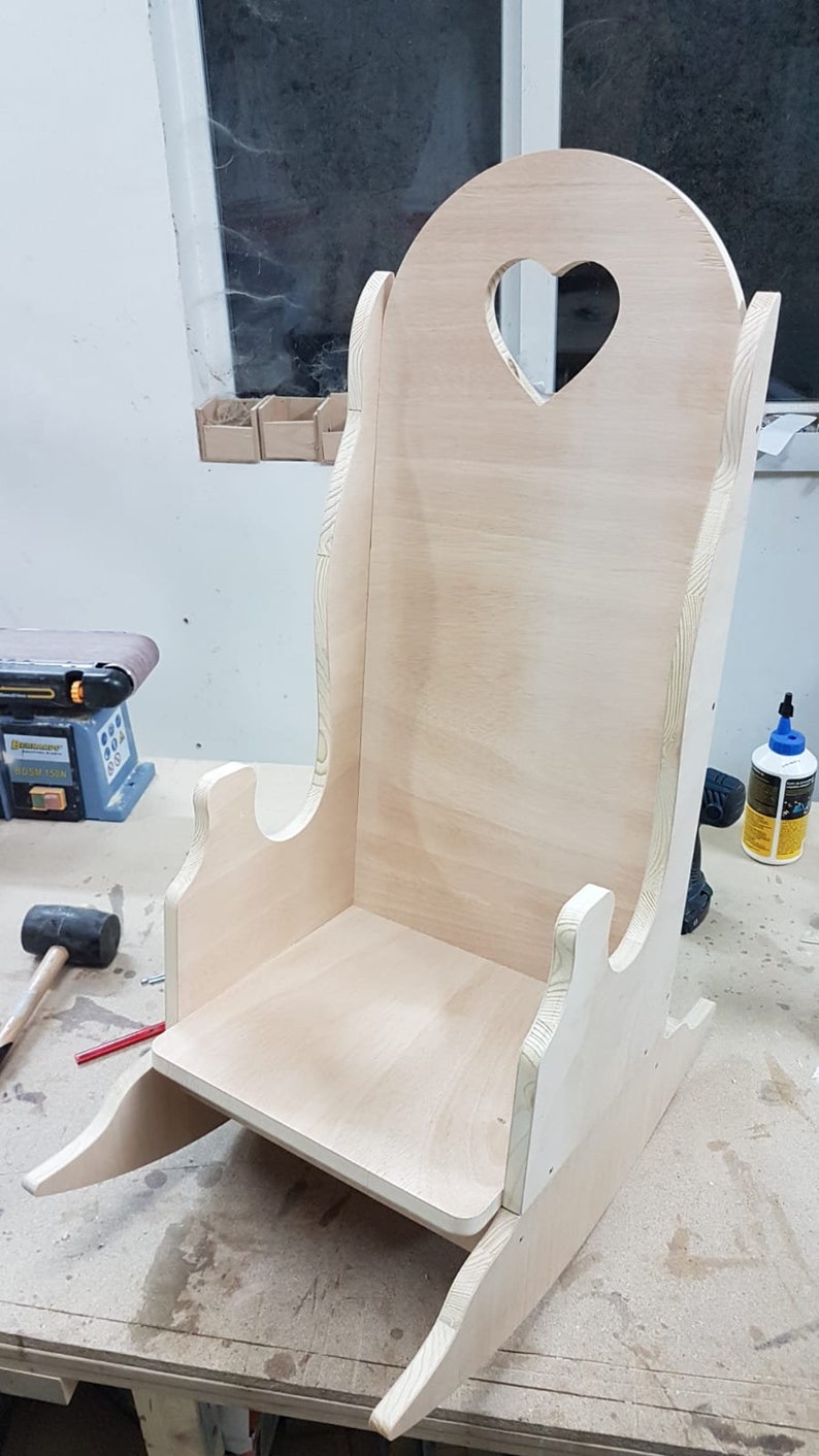 CNC File for Wood / CNC File Kids Rocking Chair / 3D Models - Etsy
