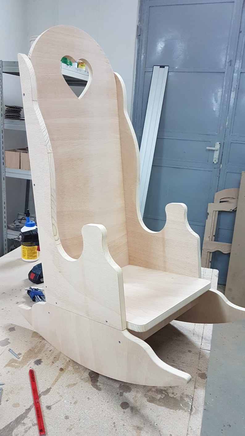 CNC File for Wood / CNC File Kids Rocking Chair / 3D Models - Etsy