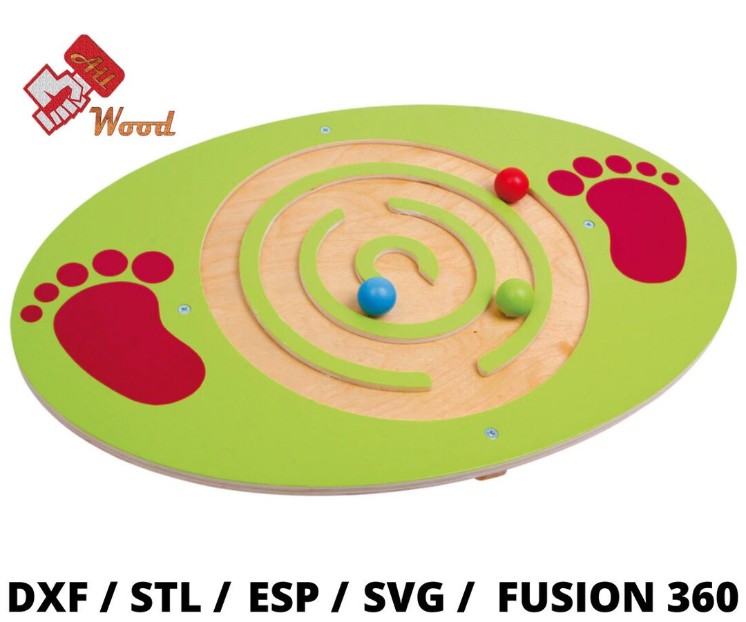 CNC File for Wood/ CNC File/ 3D Models Files/ CNC File Diy Kids Balance ...
