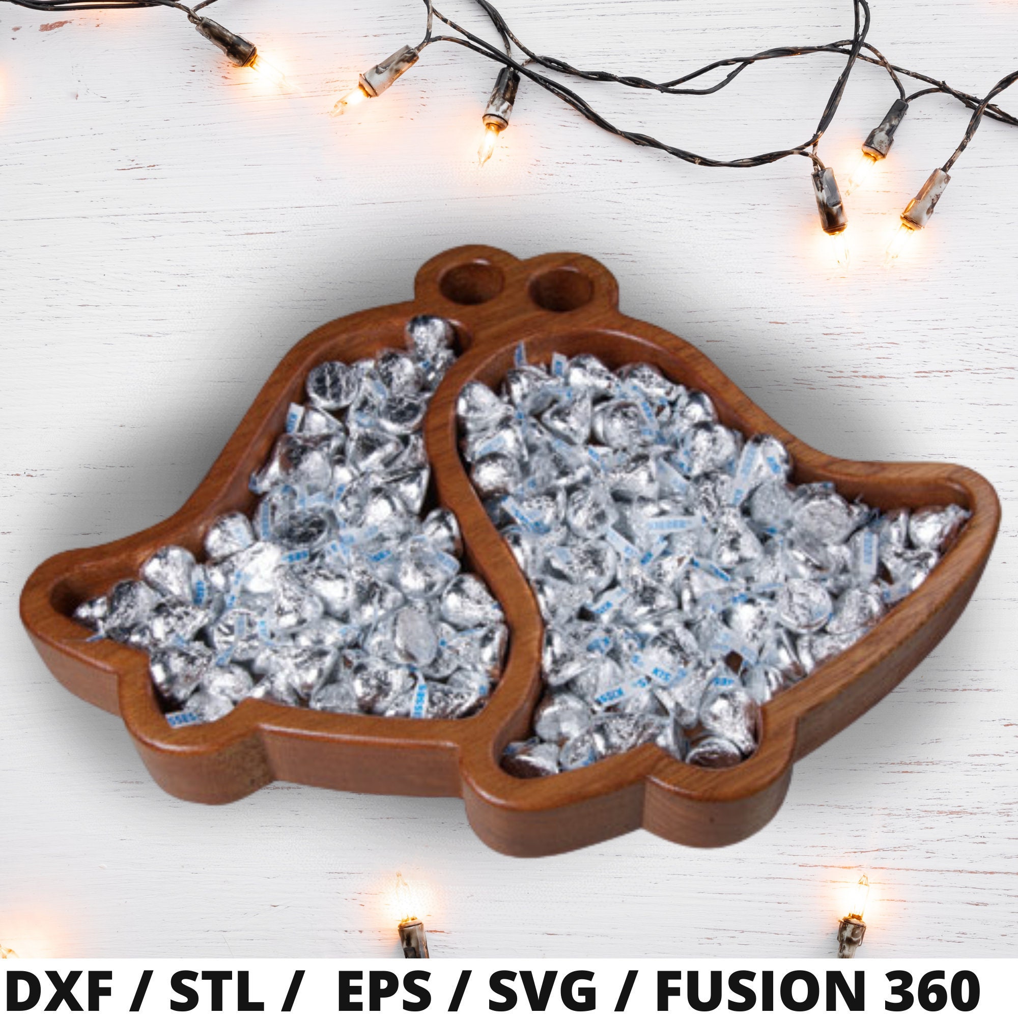 CNC File for Wood/bell Serving Plate Cnc File/ Bell Stl - Etsy