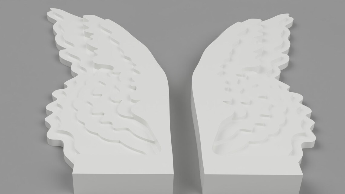 CNC File for Wood/ CNC File Kids Angel Wings CNC File Wings / - Etsy