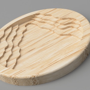 CNC File for Wood / STL Files / DXF Files / Coaster Cnc File / Epoxy ...