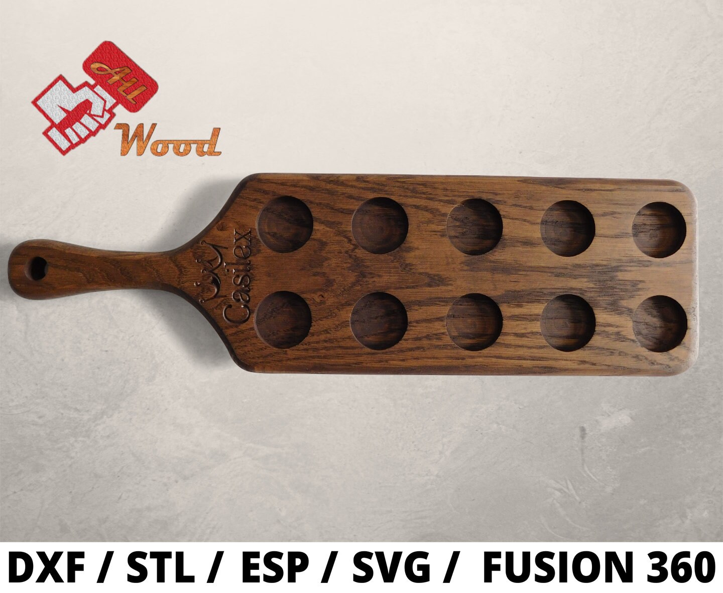 CNC file for wood/ Tequila Party Tray cnc file/ stl Shot Glass | Etsy