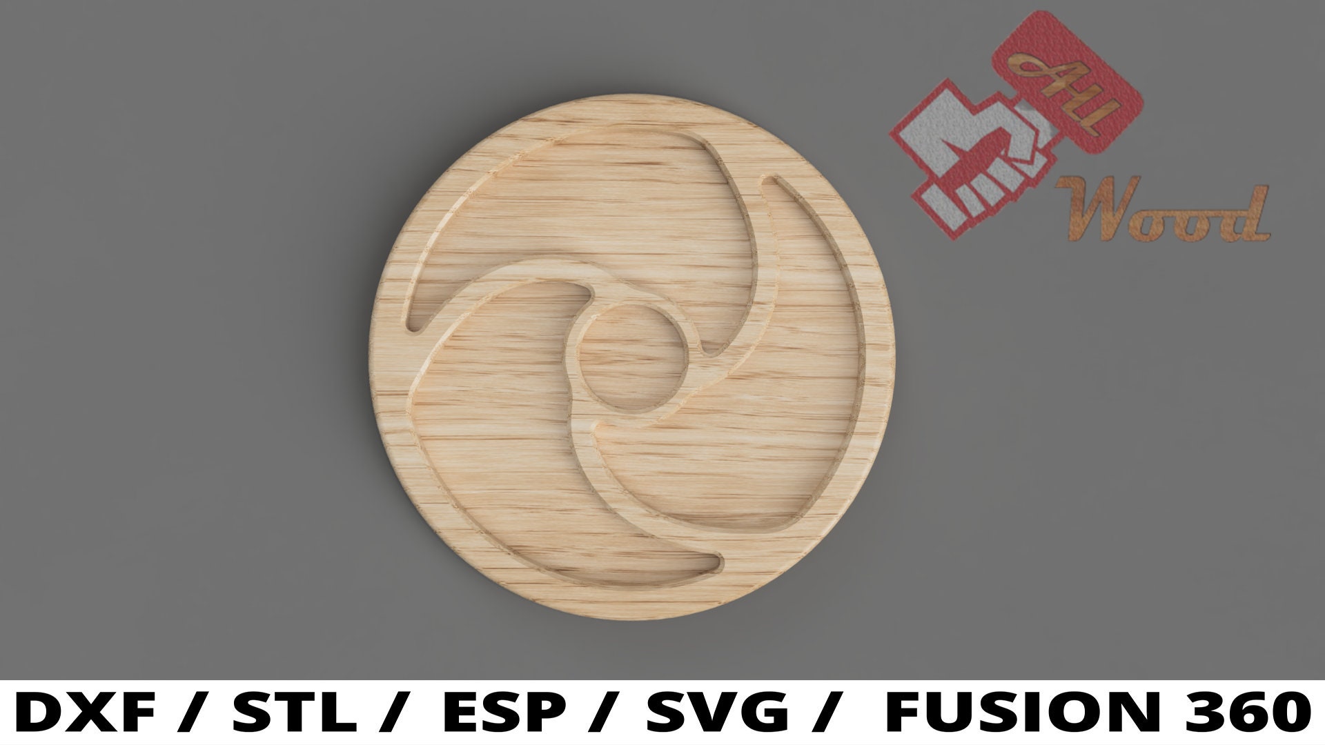 CNC File for Wood/ Serving Plate Cnc File/ Stl Serving Plate/ | Etsy