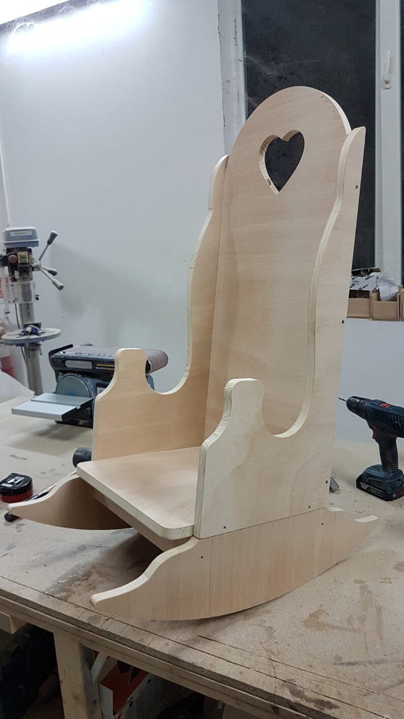 CNC File for Wood / CNC File Kids Rocking Chair / 3D Models - Etsy
