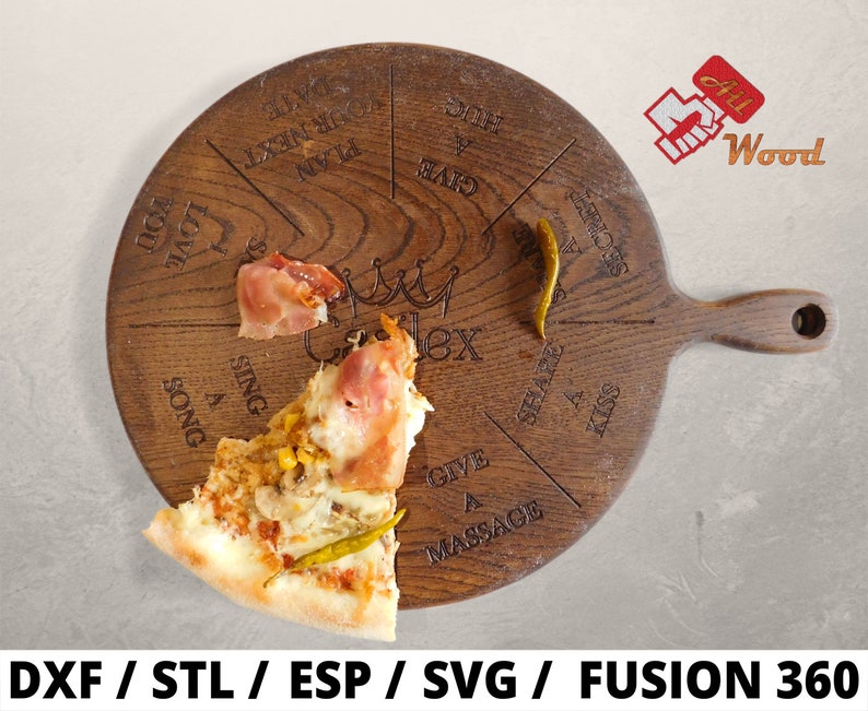 CNC File for Wood / STL Files / DXF Files / Pizza Serving - Etsy UK