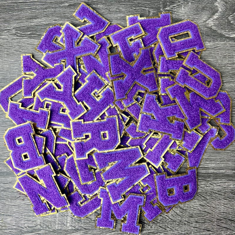 Iron on Applique Letters - Etsy