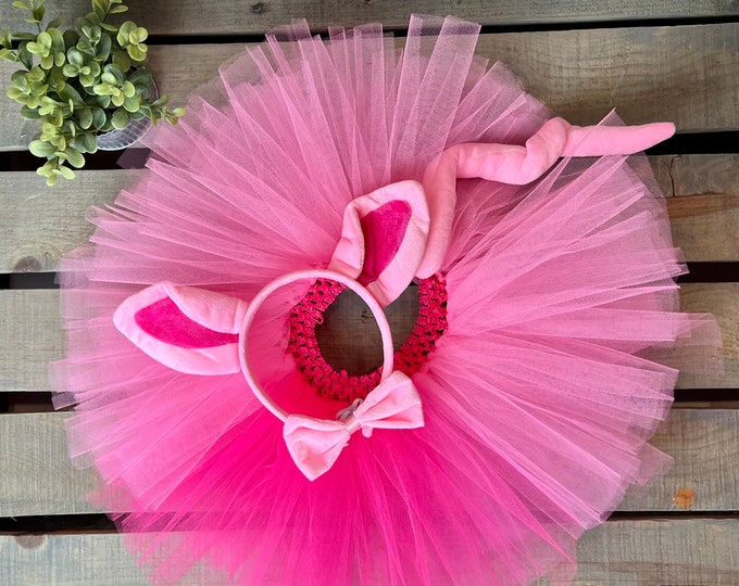 Pink Pig Costume, Pig Tutu, Pig Costume, Halloween Costume, Birthday ...