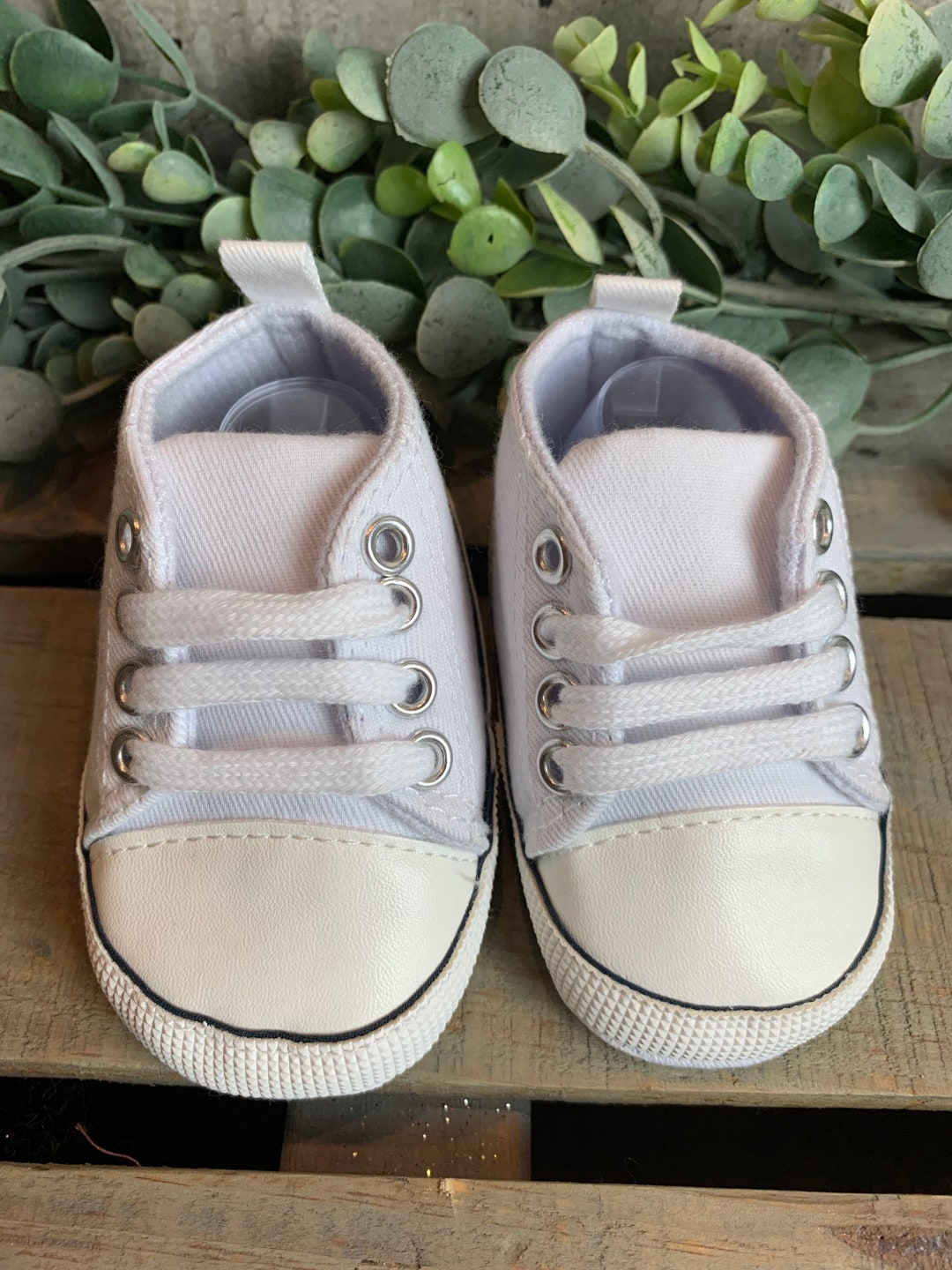 Baby High Top Sneakers, Like Converse! Baby’s 1st Shoes Sneakers/ Crib ...