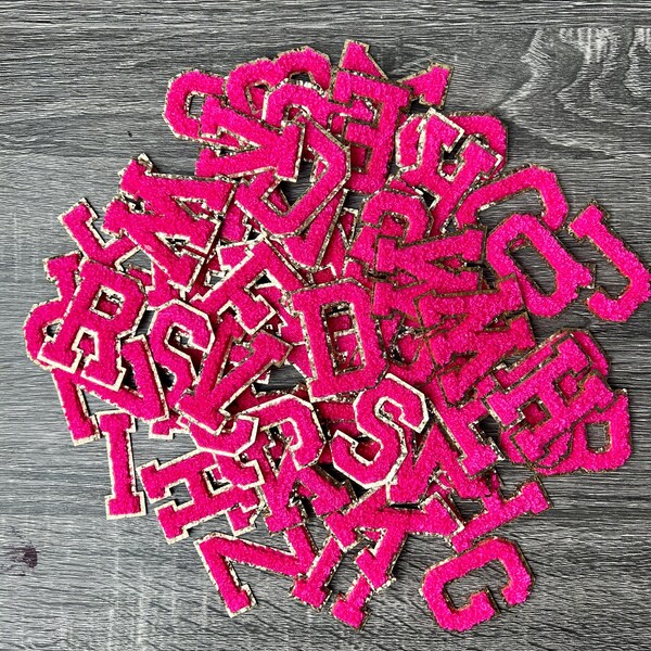 Iron on Letters - Etsy