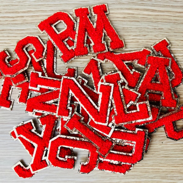 Chiefs Iron on Letters - Etsy