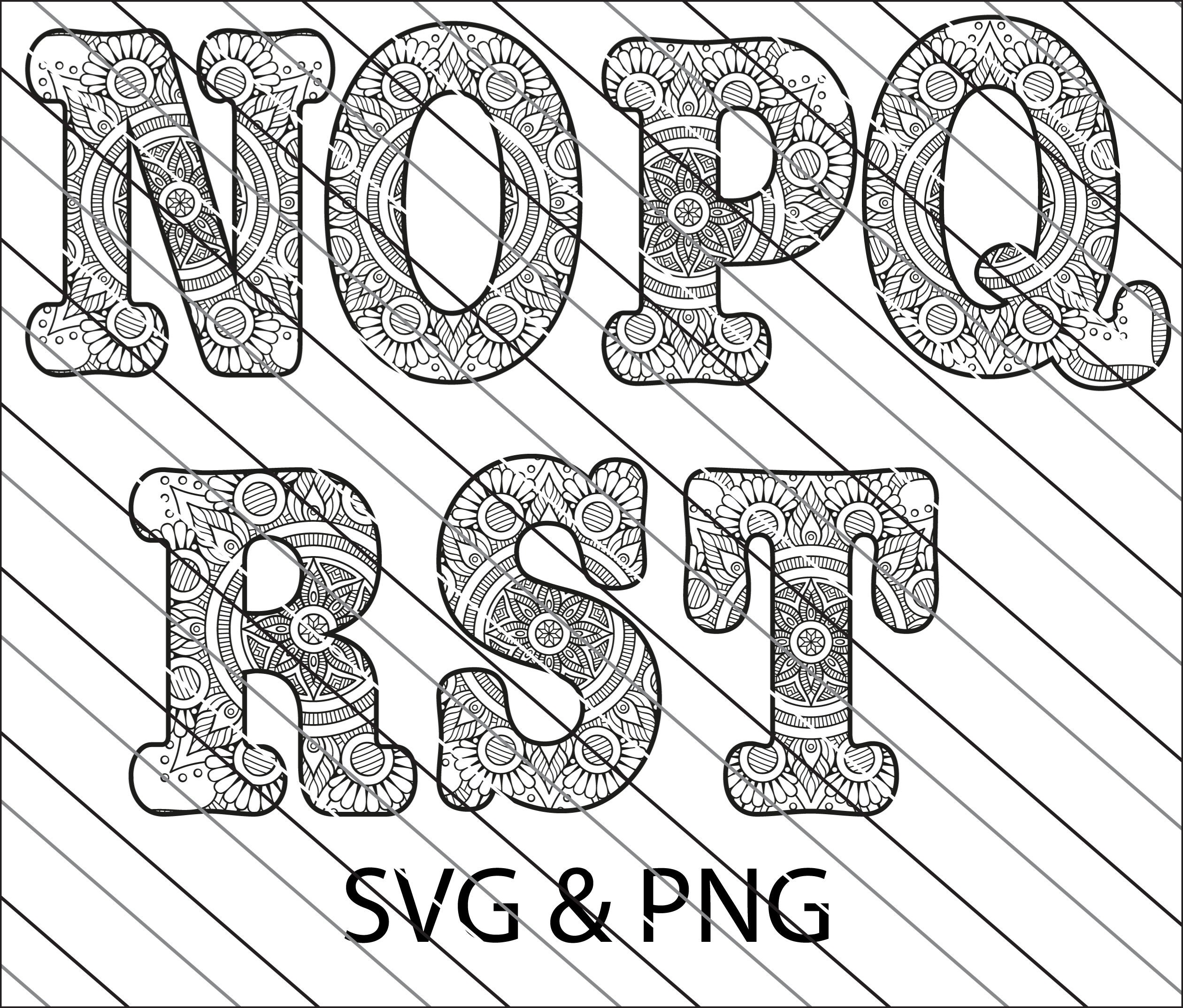Mandela Alphabet SVG and PNG - Etsy Australia