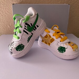 Custom Safari Jungle Shoes Custom Design Sizes 1c-5y - Etsy