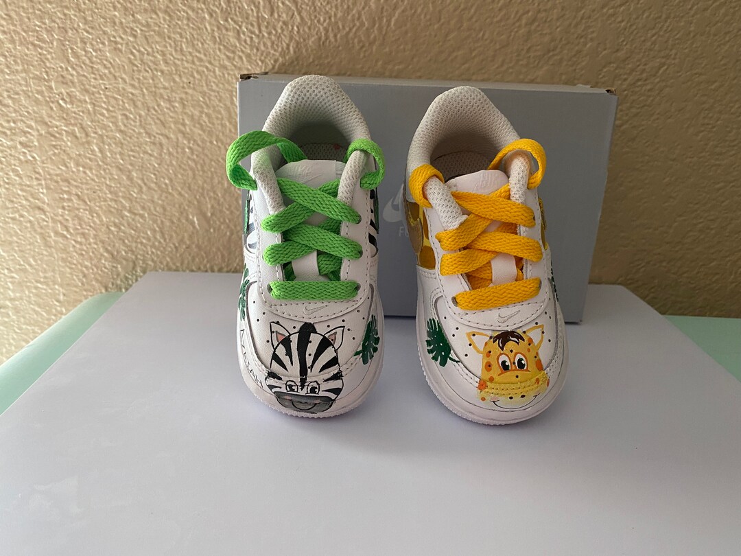 Custom Safari Jungle Shoes Custom Design Sizes 1c-5y - Etsy