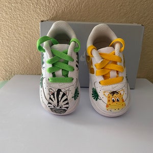 Custom Safari Jungle Shoes Custom Design Sizes 1c-5y - Etsy