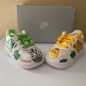 Custom Safari Jungle Shoes Custom Design Sizes 1c-5y - Etsy