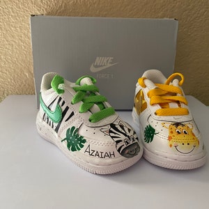 Custom Safari Jungle Shoes Custom Design Sizes 1c-5y - Etsy