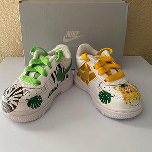 Custom Safari Jungle Shoes Custom Design Sizes 1c-5y - Etsy