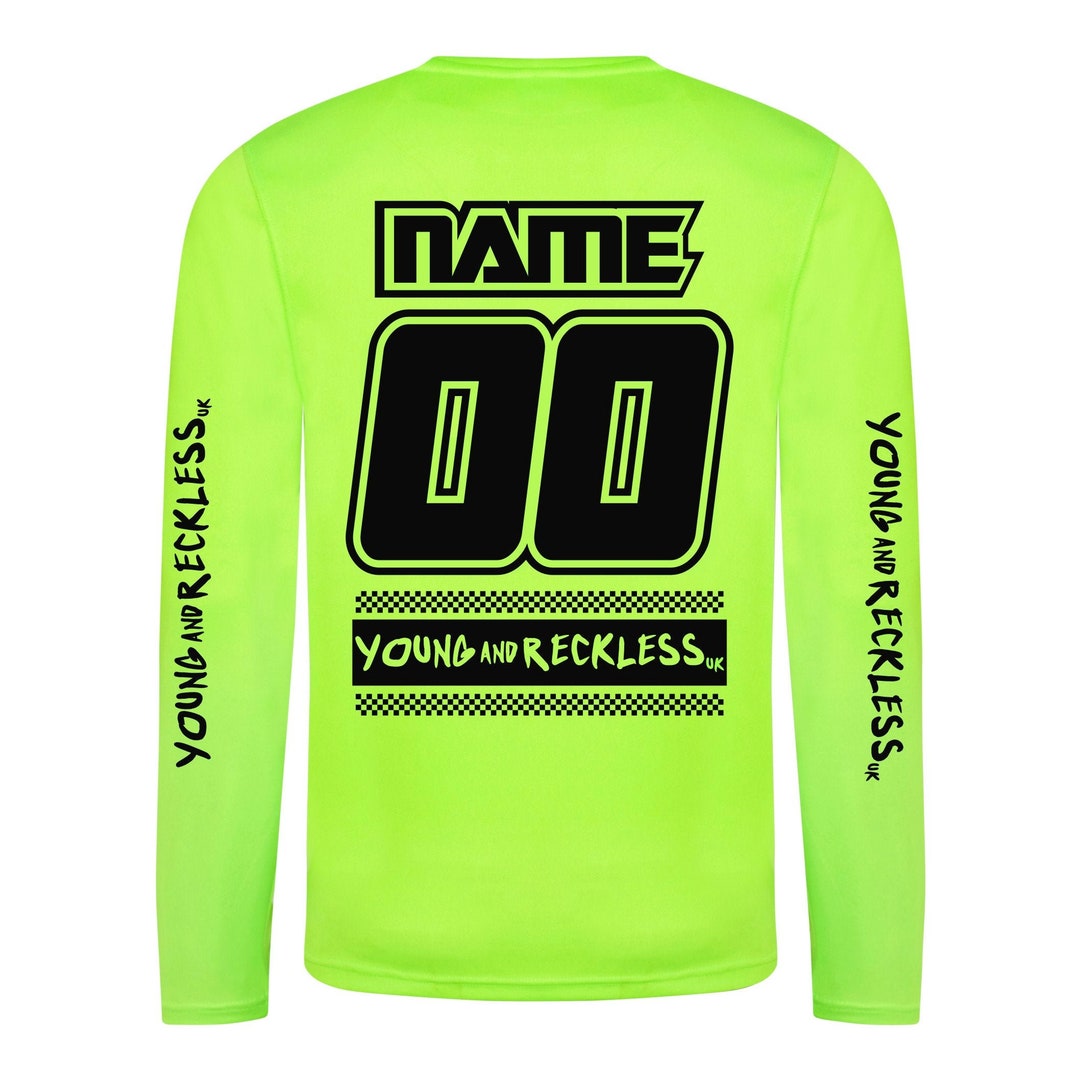 Custom Race Jerseys - the Long Sleeve Cool T - Get Your Name Number and ...