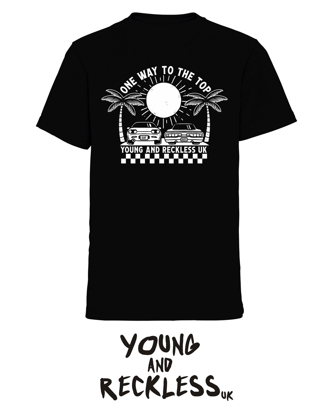 One Way printed t shirt motorsport inspired apparel moto | Etsy