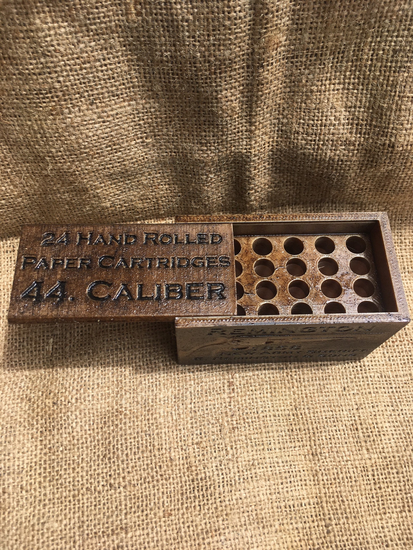 Wooden Paper Cartridge Box For 44 Caliber Blackpowder Etsy wooden-paper-cartridge-box-for-44-caliber-blackpowder-etsy