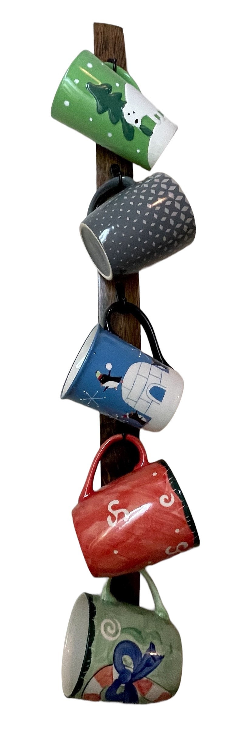 Bourbon Barrel Stave Coffee Mug Holder - Etsy