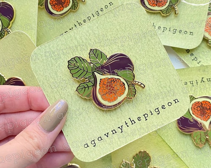 Fig Enamel Pin - Etsy