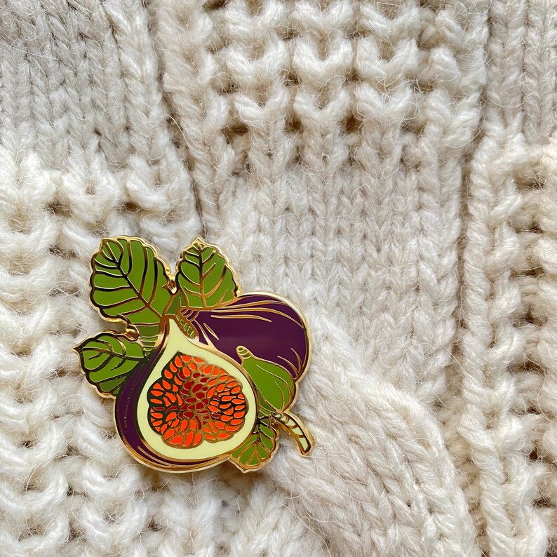 Fig Enamel Pin - Etsy